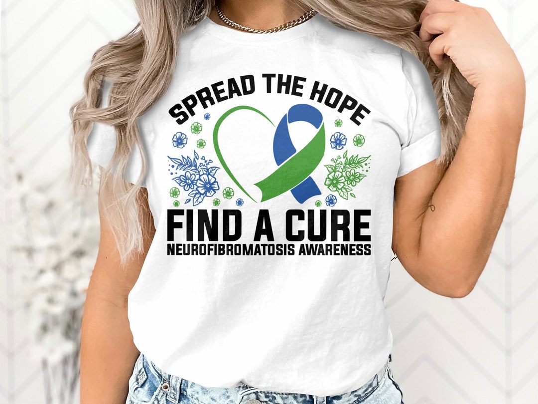 Neurofibromatosis Awareness Svg Png, Spread the Hope Find a Cure Svg ...
