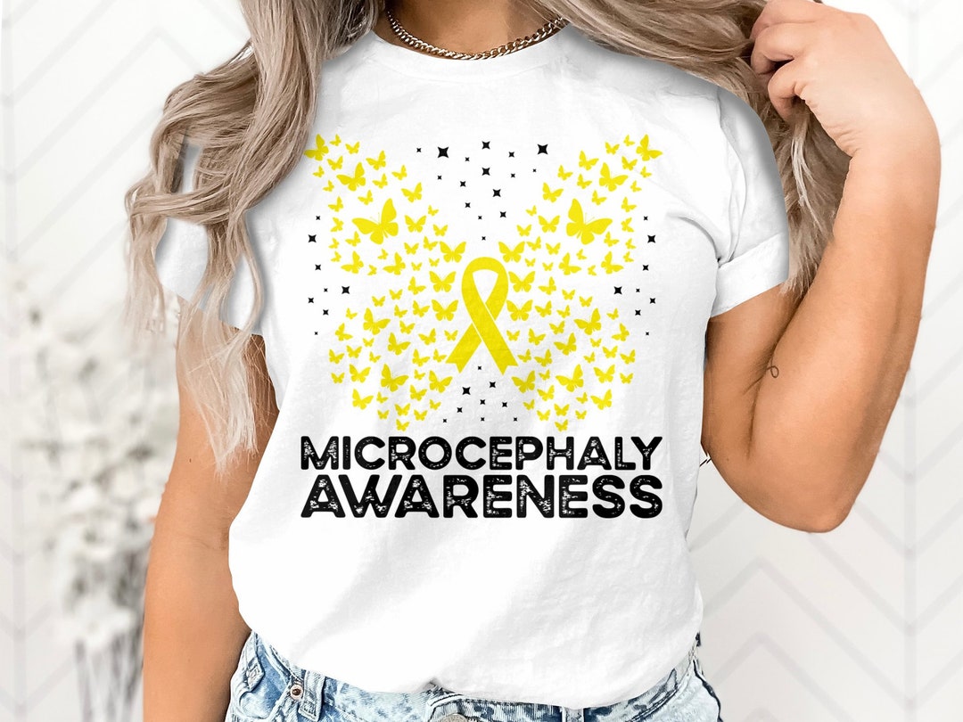Microcephaly Awareness Svg Png, Microcephaly Butterfly Svg, Yellow ...