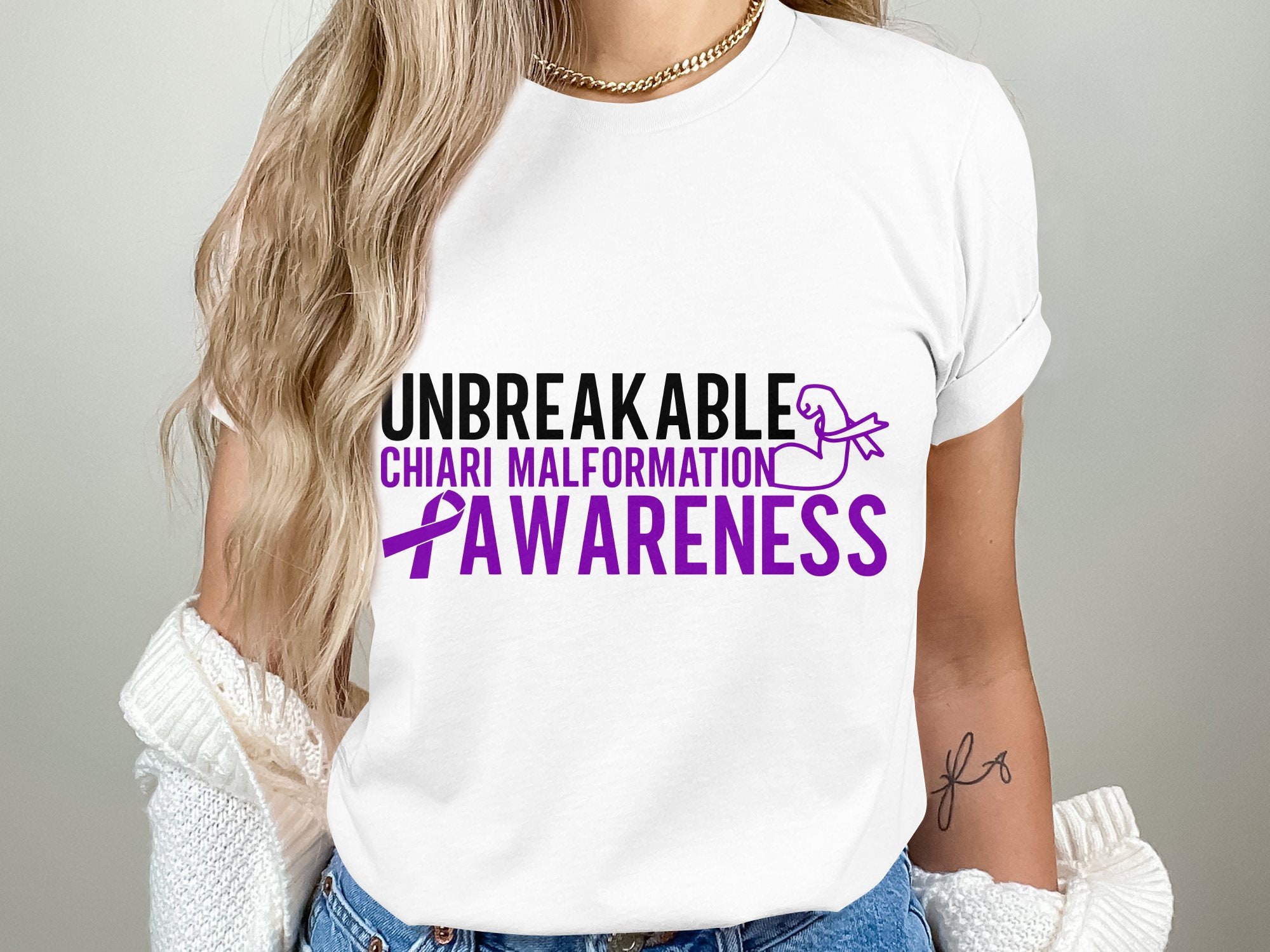 Chiari Malformation Awareness Svg Png Unbreakable Chiari Svg - Etsy