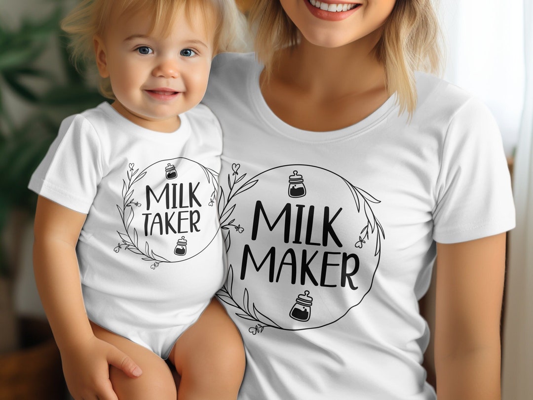 Breastfeeding Awareness Svg Png, Milk Maker Svg, Milk Taker Svg, Funny ...