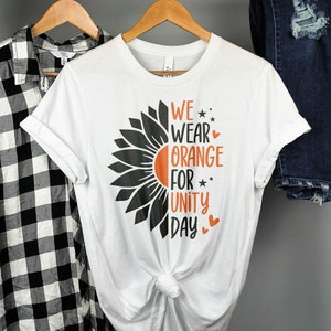 Unity Day Svg Png, Anti Bullying Svg, We Wear Orange for Unity Day Svg ...