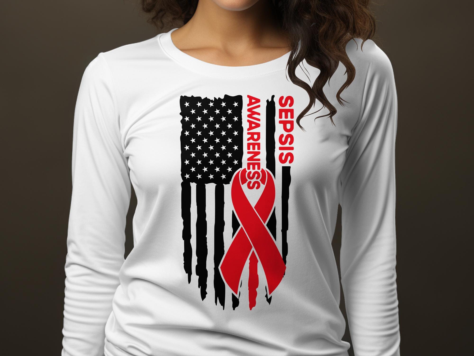 Sepsis Awareness Svg Png Sepsis Flag Svg Bloodstream - Etsy New Zealand