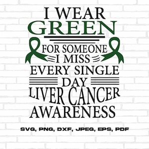 Liver Cancer Awareness Svg Png, Liver Svg, Emerald Green Ribbon Svg ...