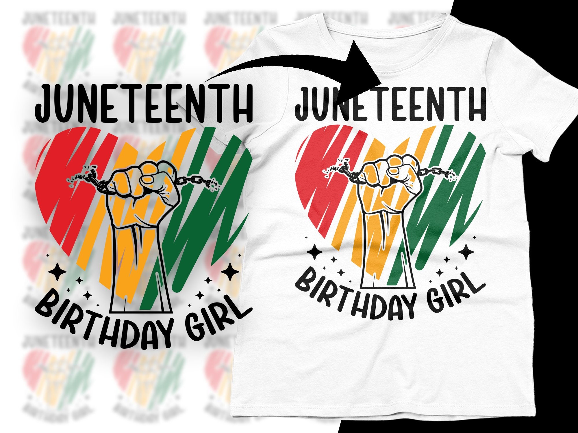 Juneteenth Birthday Girl Svg Png Juneteenth Svg Png - Etsy