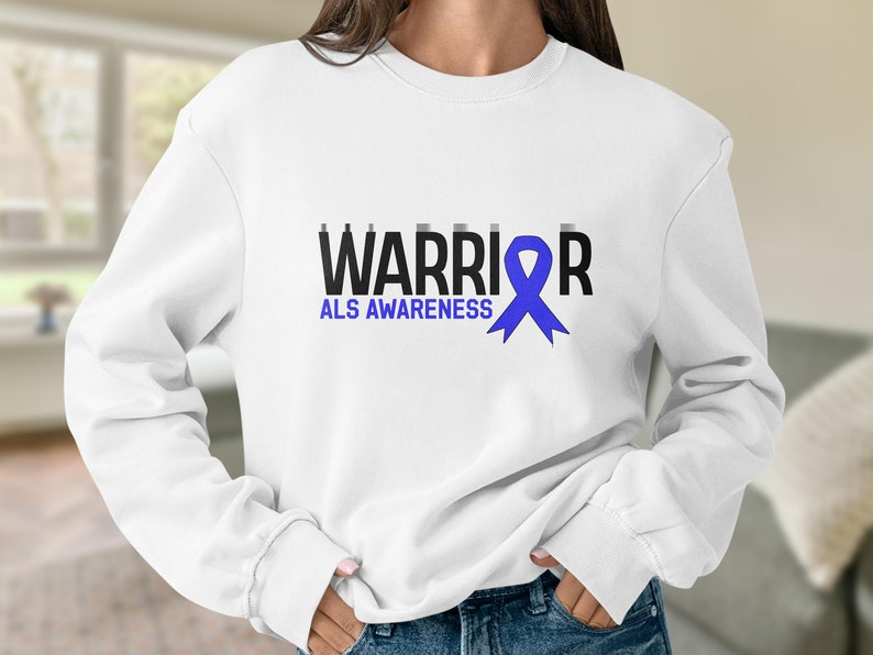 ALS Awareness Svg Png Als Warrior Svg Blue Ribbon Svg Cricut - Etsy