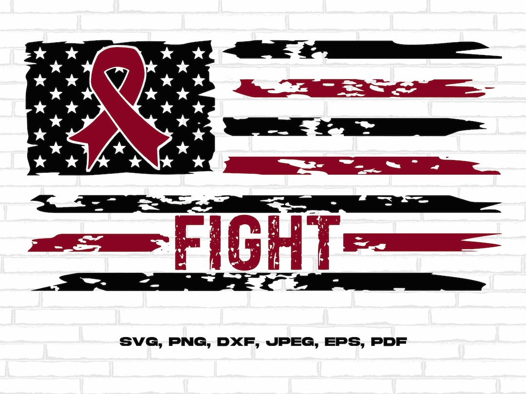 Sickle Cell Awareness Svg Png, Sickle Cell Fight Flag Svg, Anemia ...