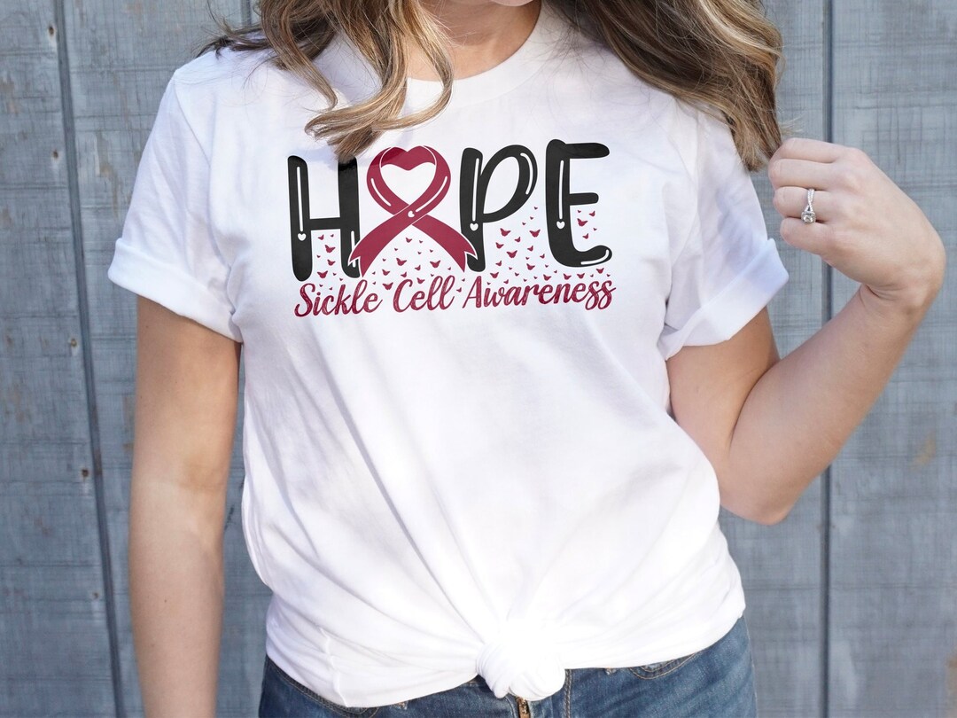Sickle Cell Awareness Svg Png, Hope Sickle Cell Svg, Anemia Awareness ...