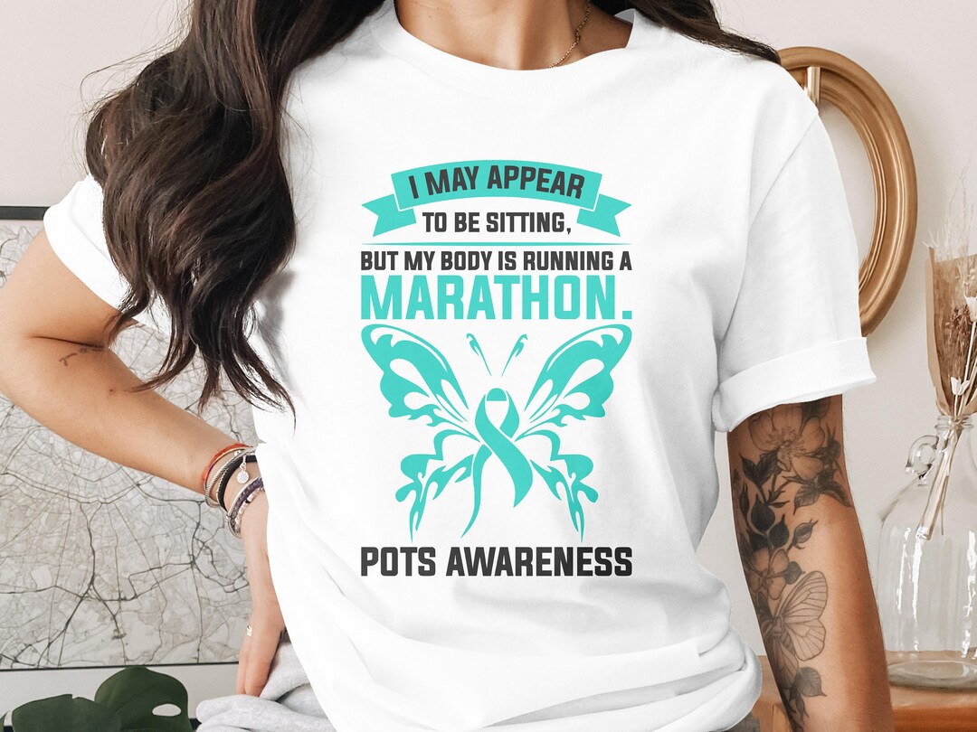 POTS Awareness Svg Png, My Body is Running A Marathon Svg, POTS ...