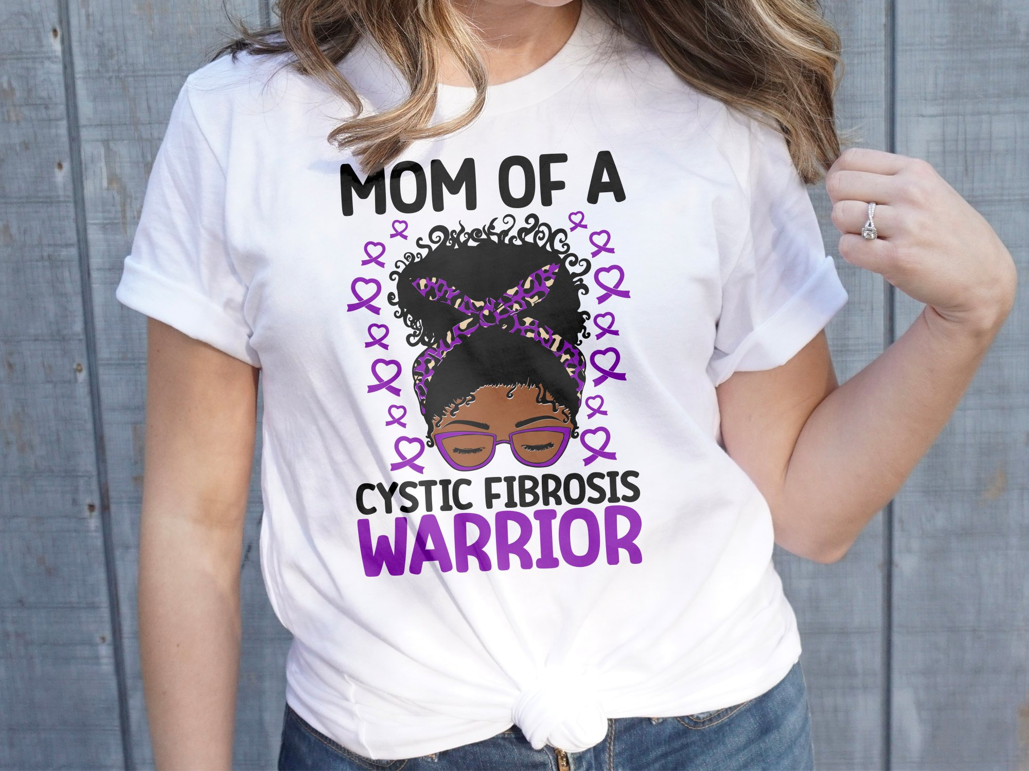Cystic Fibrosis Awareness Svg Png Mom of a Cystic Fibrosis - Etsy