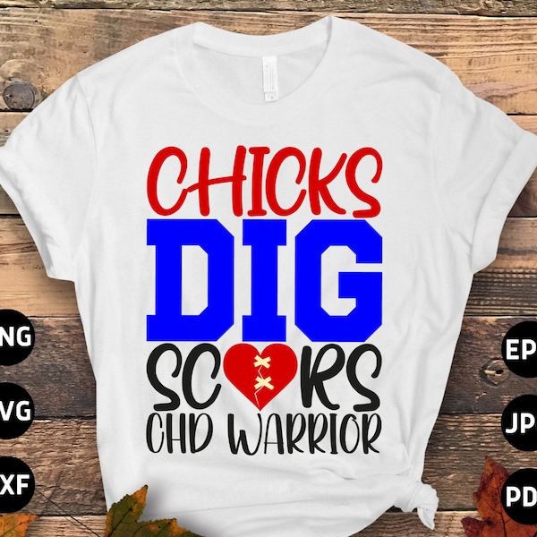 Chicks Dig Scars - Etsy