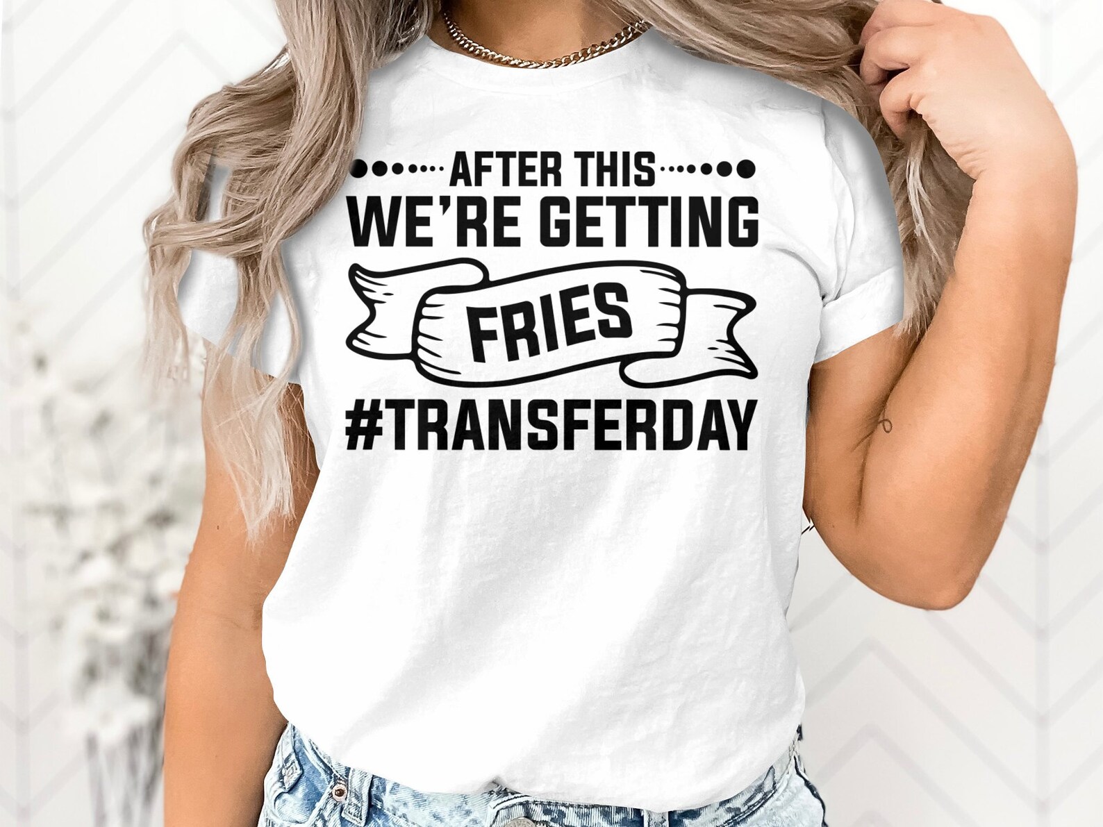 IVF Svg Png, Embryo Transfer Day Svg, Fries on Transfer Day Svg ...