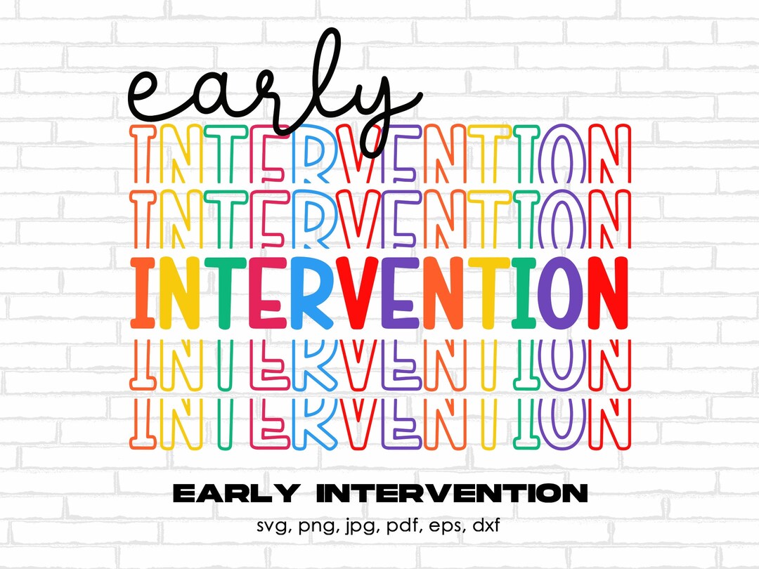 Early Intervention SVG PNG, School Intervention Specialist Svg, Back to ...