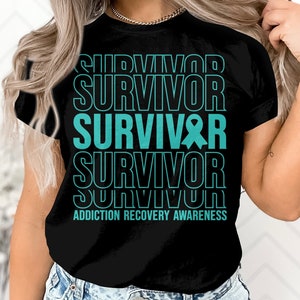 Addiction Recovery Survivor Svg, Addiction Recovery Awareness Svg Png ...