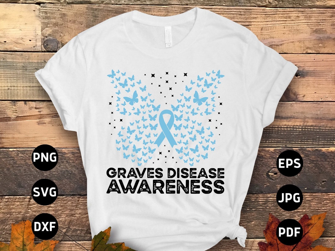 Graves Disease Awareness Svg Png, Graves Disease Butterfly Svg Png ...
