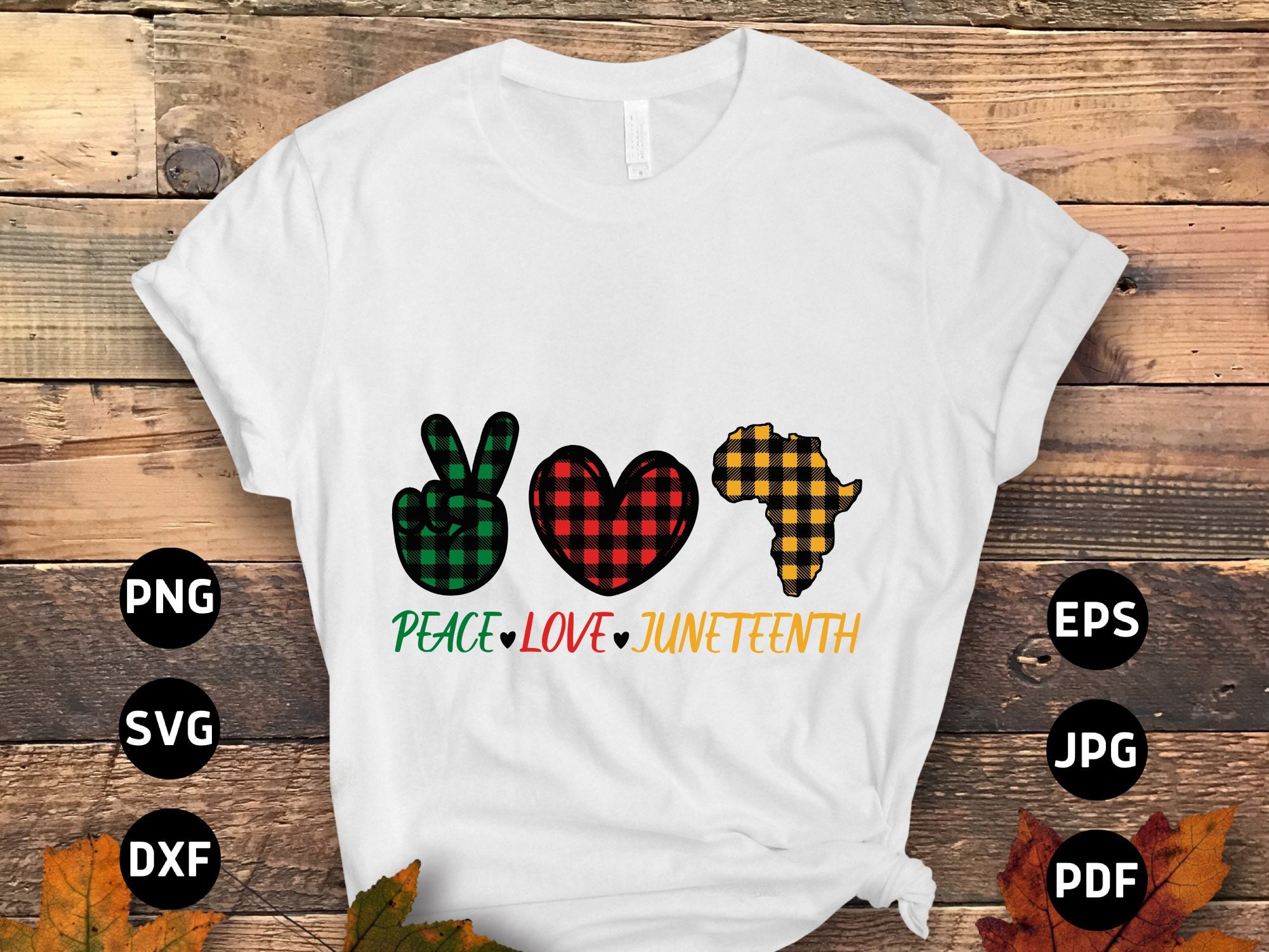 Peace Love Juneteenth Svg Png Juneteenth Svg Png Celebrate - Etsy