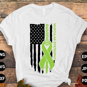 Muscular Dystrophy Awareness Svg Png, Muscular Dystrophy Flag Svg, Lime ...
