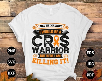 CRPS Awareness Svg Png, This Girl is on Fire Svg, Orange Ribbon Svg ...