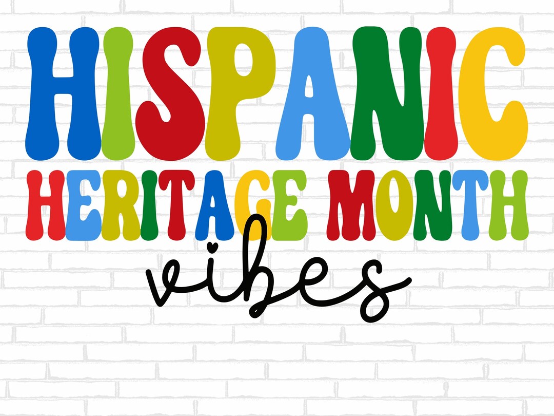 Hispanic Heritage Month Svg PNG, Hispanic Gifts, Hispanic Culture Png ...
