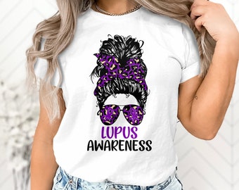 Lupus Awareness Svg Png, Lupus Flag Svg, Support Lupus Purple Ribbon ...