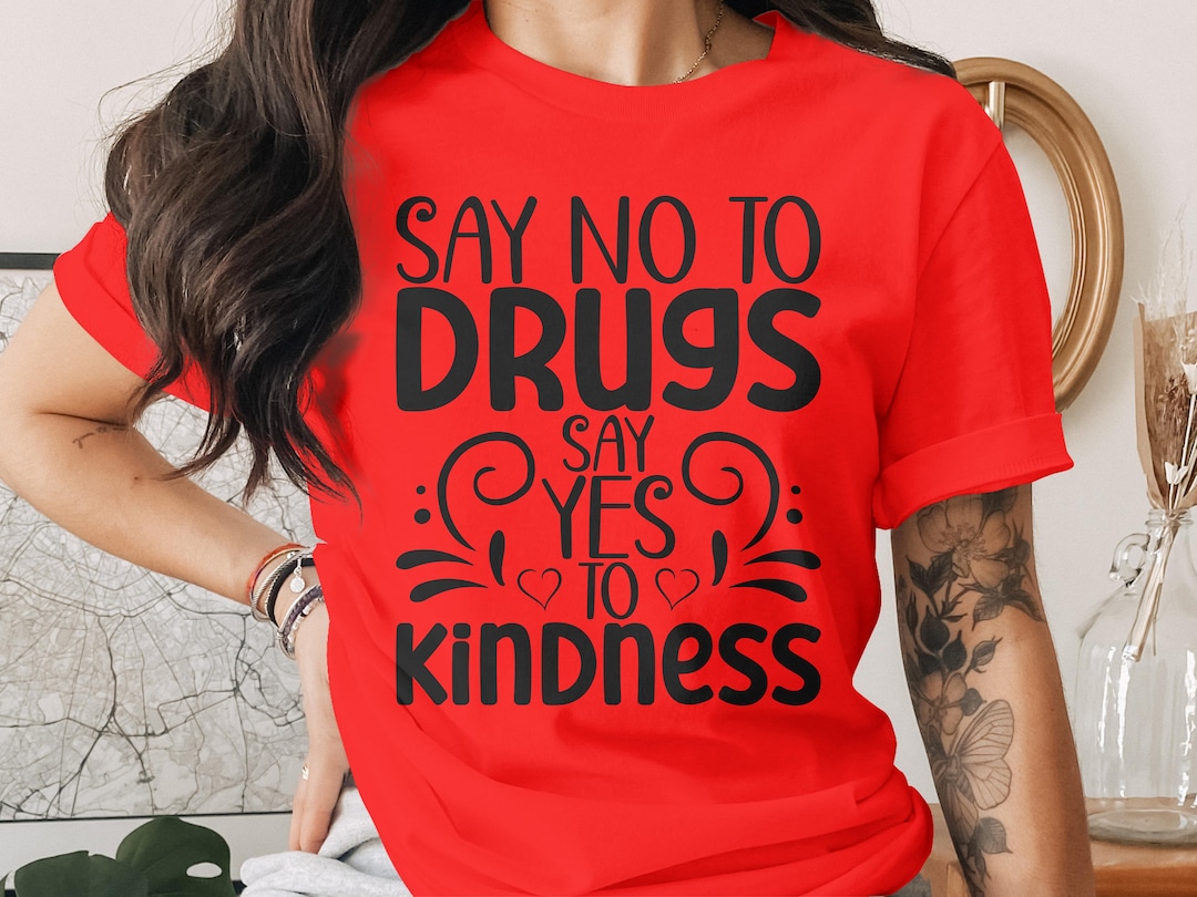 Red Ribbon Week Svg Png, Say No to Drugs Say Yes to Kindness Svg, Drug ...