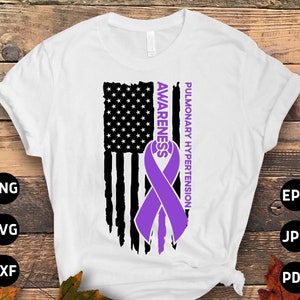 Pulmonary Hypertension Awareness Svg Png, Flag Pulmonary Hypertension ...