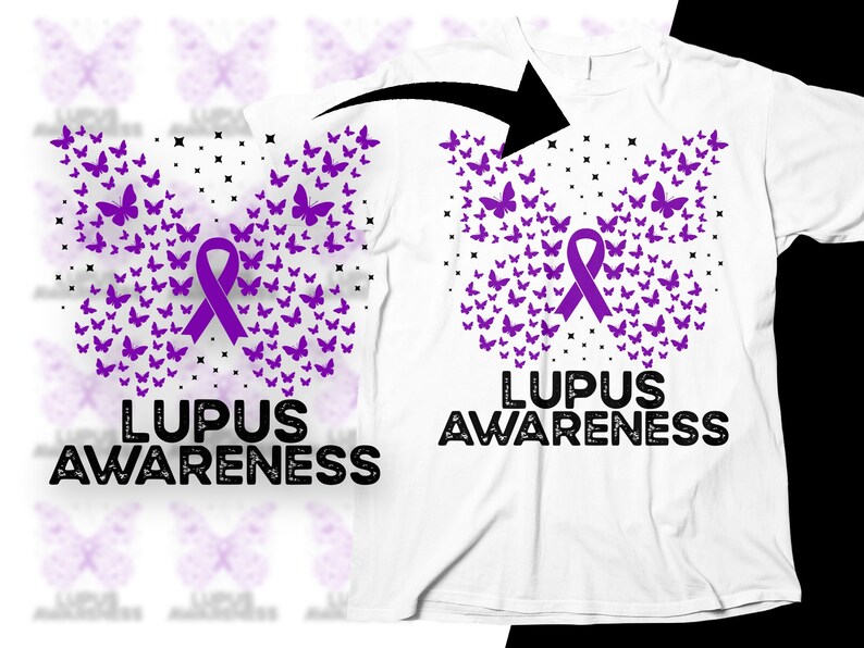 Lupus Awareness Svg Png Lupus Butterfly Svg Support Lupus - Etsy
