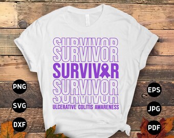 Ulcerative Colitis Awareness Svg Png November is National - Etsy