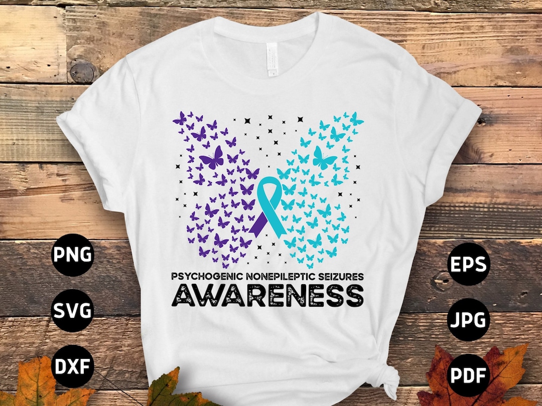 PNES Awareness Svg Png, Psychogenic Nonepileptic Seizures Butterfly Svg ...