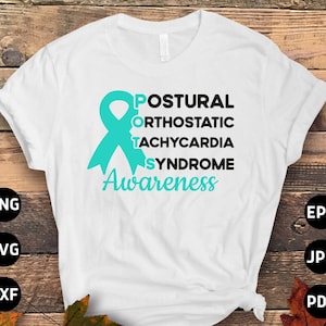 POTS Awareness Svg Png, Postural Orthostatic Tachycardia Syndrome ...