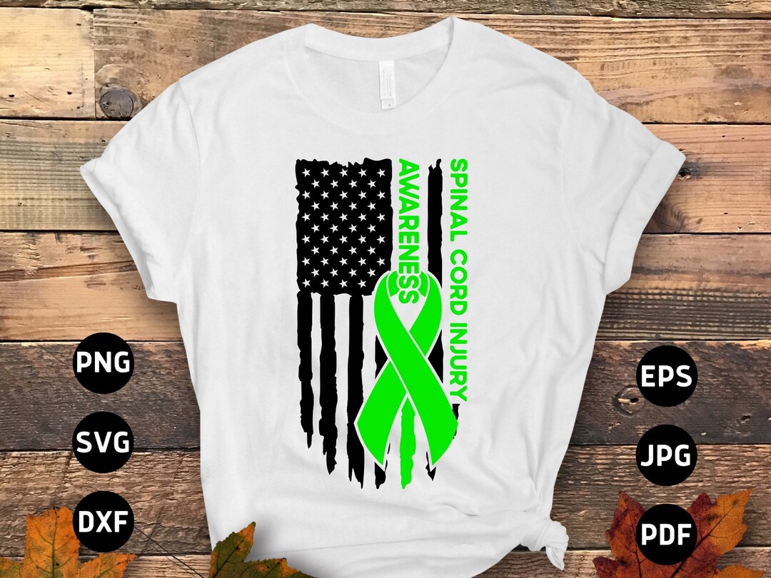 Spinal Cord Injury Awareness Svg Png, Flag Spinal Cord Injury Svg ...