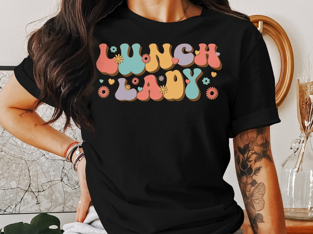 Retro Lunch Lady Svg Png, Cafeteria Worker Svg, Back to School SVG, 1st ...