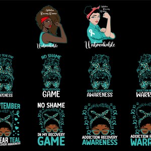 Addiction Recovery Awareness Svg Png Bundle, Addiction Recovery Svg ...