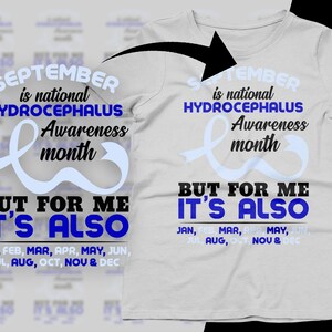 Hydrocephalus Awareness Svg Png, September is National Hydrocephalus ...
