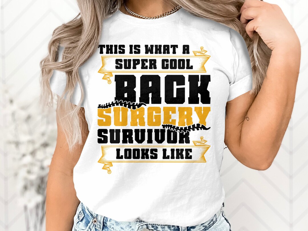 Bionic Spine Svg Png, Cool Back Surgery Survivor Svg, Spinal Fusion Png ...