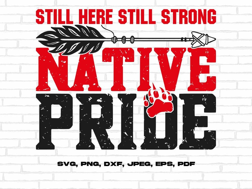 Native American Heritage Month Svg Png, Still Here Still Strong Native Pride Svg Cricut ...