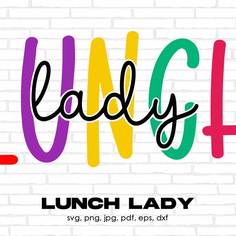 Lunch Lady Svg - Etsy