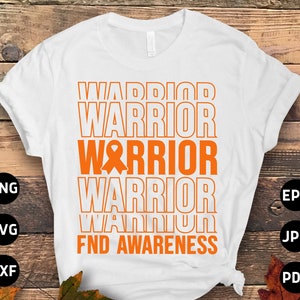 FND Awareness Svg Png, FND Warrior Svg, Functional Neurological ...