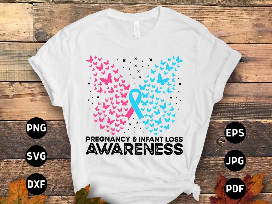 Infant Loss Butterfly Svg, Pregnancy and Infant Loss Awareness Svg Png ...