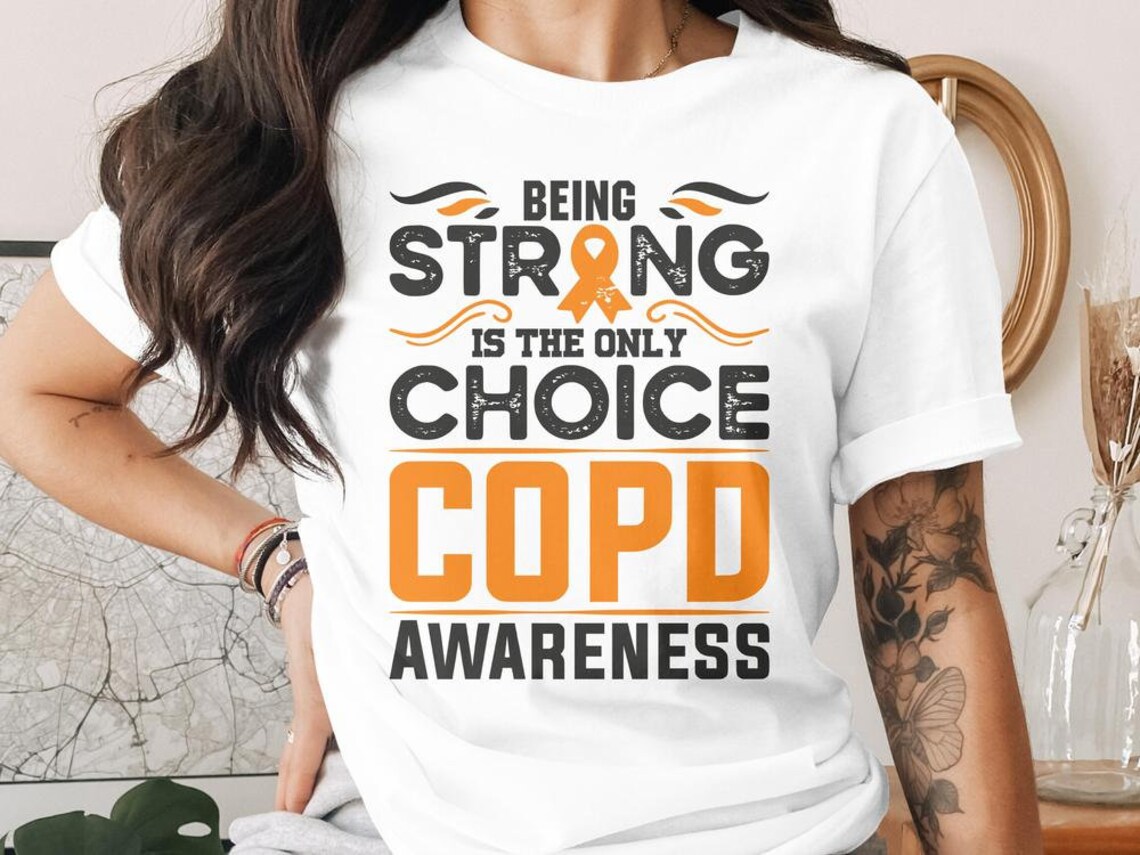 COPD Awareness Svg Png, Orange Ribbon Svg, COPD Awareness Svg Cricut ...