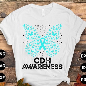 CDH Awareness Svg Png, CDH Butterfly Svg, Congenital Diaphragmatic ...