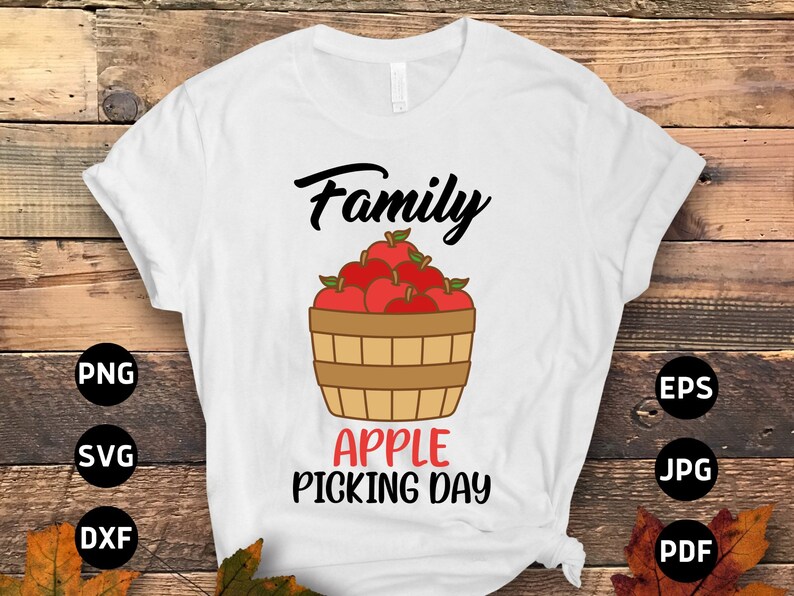Family Apple Picking Day Svg Png, Apple Picking Day Svg, Svg Cricut Cut ...