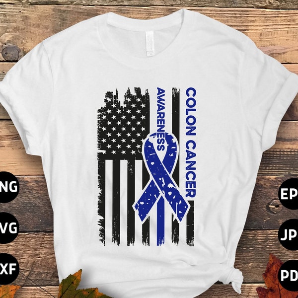 Colon Cancer Flag Svg - Etsy