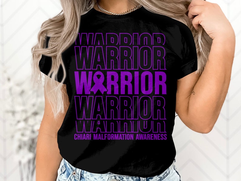 Chiari Malformation Warrior Svg, Chiari Malformation Awareness Svg Png ...