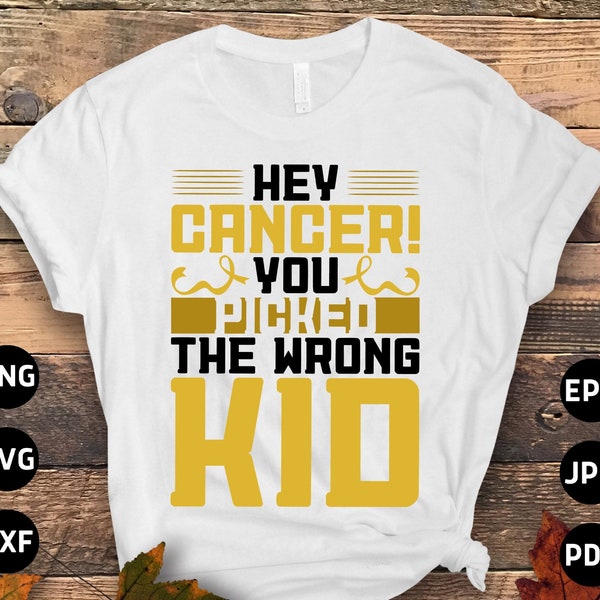 Hey Cancer You Picked the Wrong Svg - Etsy