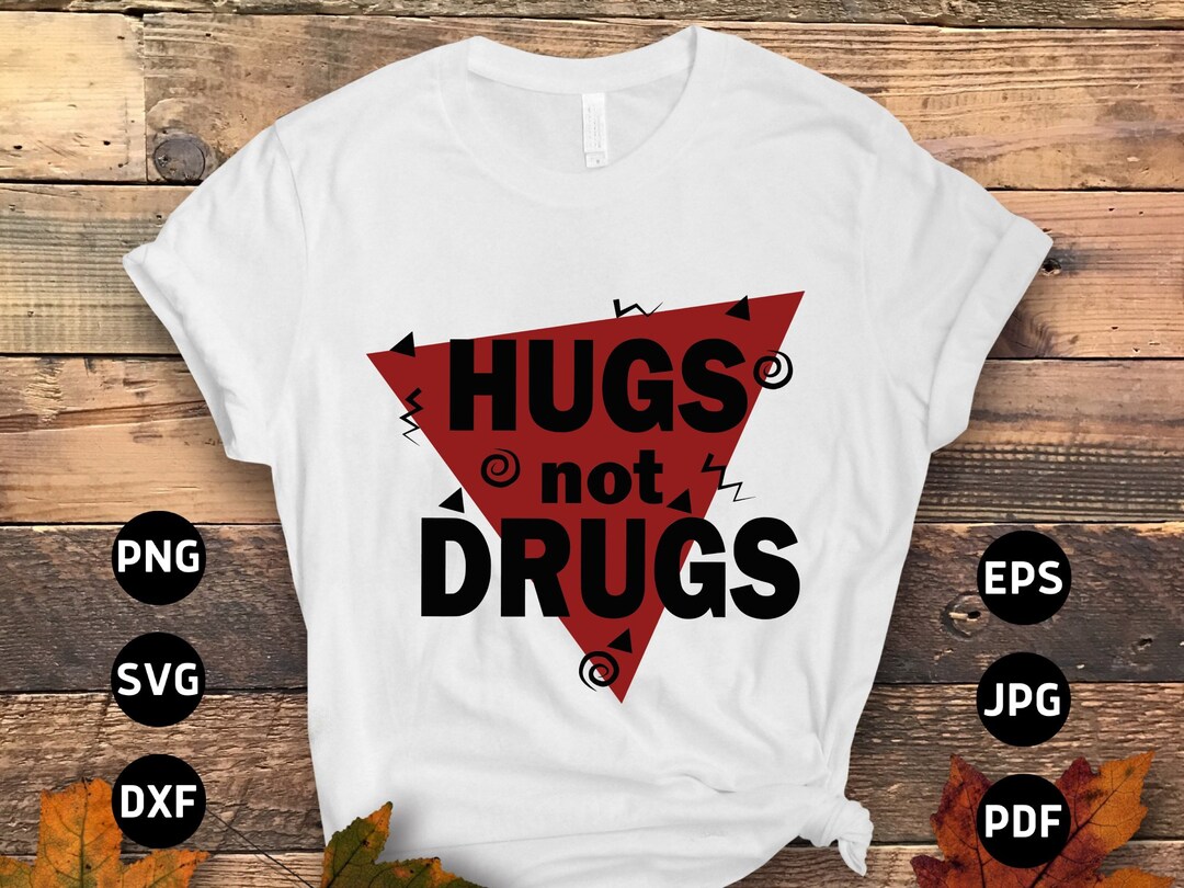 Red Ribbon Week Svg Png, Hugs Not Drugs Svg, Drug Free Svg, Red Ribbon ...