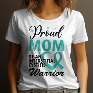 Interstitial Cystitis Awareness Svg Png, Proud Mom of an Interstitial ...