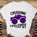 Epilepsy Awareness Monster Truck Svg Png, Crushing Epilepsy Svg, Purple ...