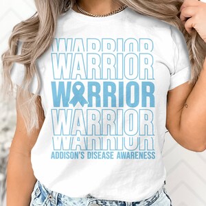 Addison's Disease Awareness Svg Png Warrior Svg Light - Etsy