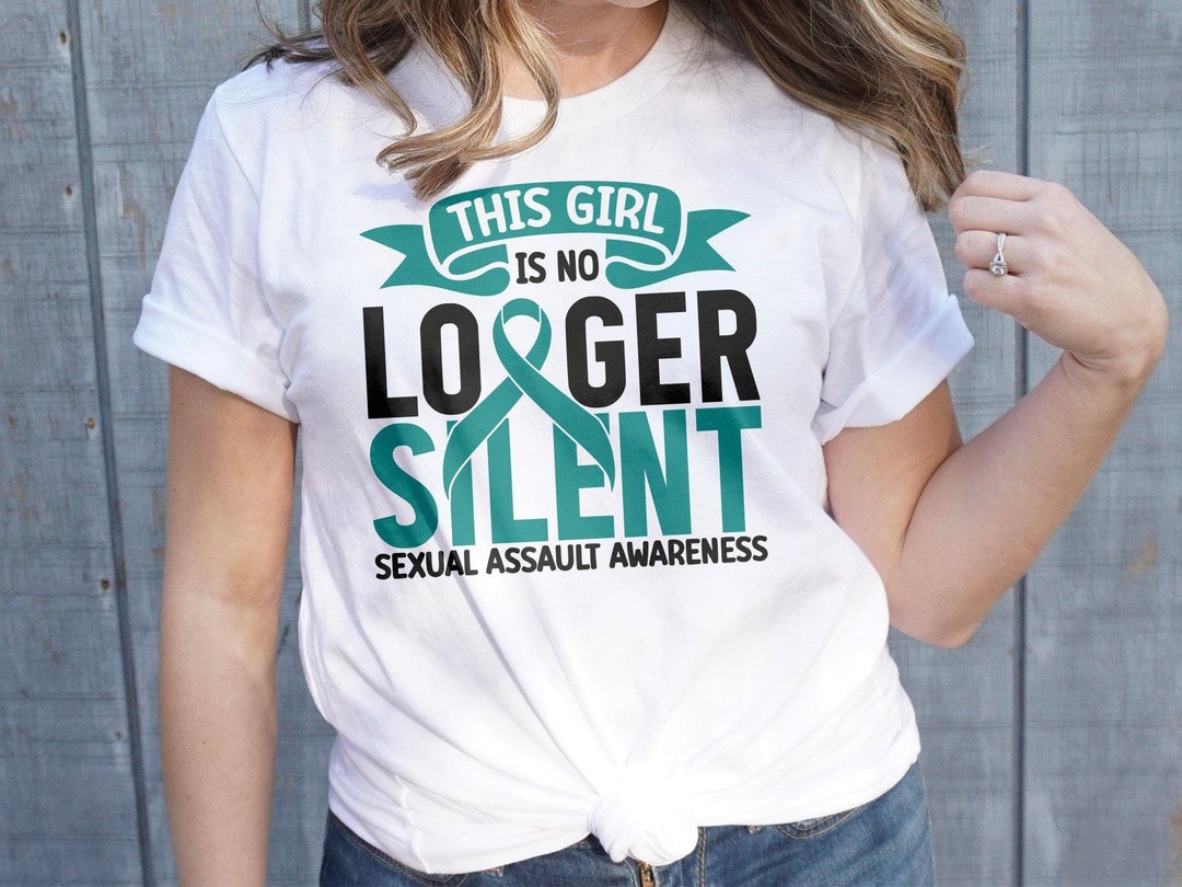 Sexual Assault Awareness Svg Png, This Girl is No Longer Silent Svg ...