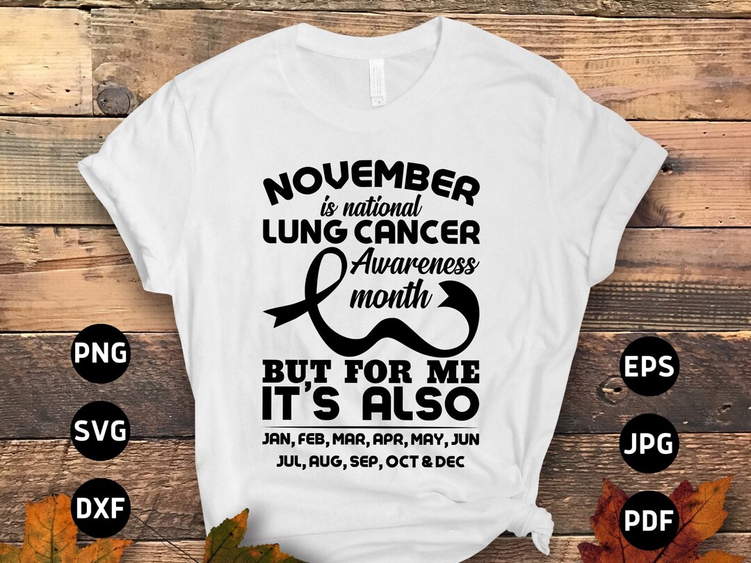 Lung Cancer Awareness Svg Png, Lung Cancer Svg, White Ribbon Svg, Lung ...